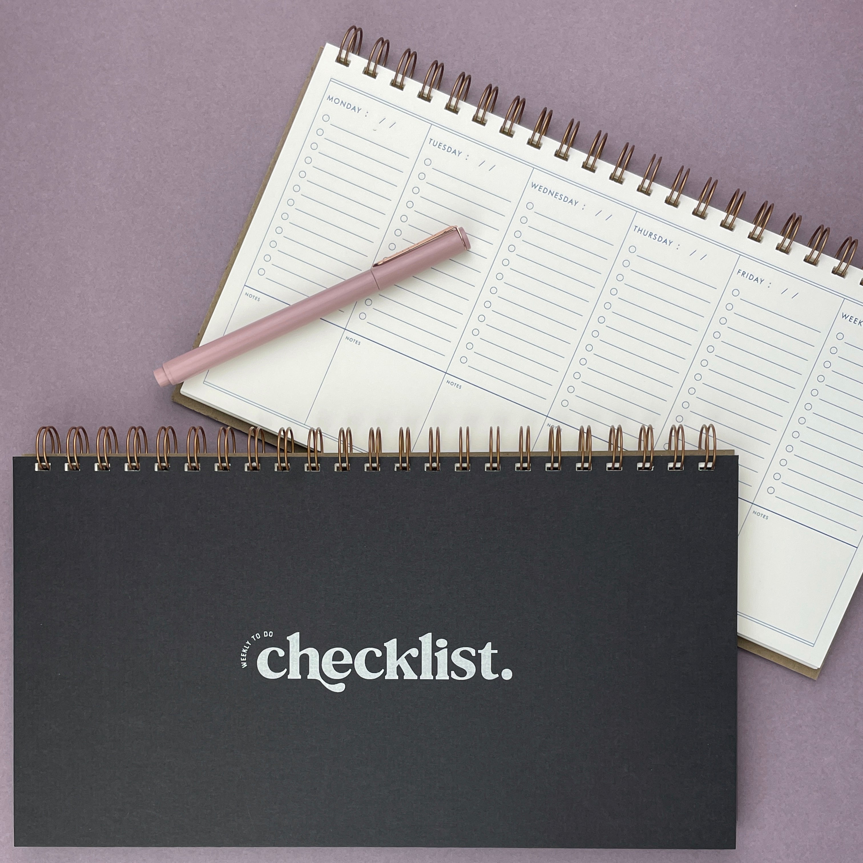 Weekly To Do Checklist Planner Stationary Set + FREE Gift! – Audrey's ...